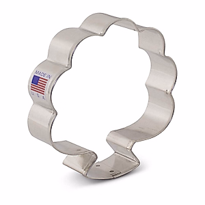 Front Facing Turkey Cookie Cutter, 3.75" Made in USA by Ann Clark Cookie Cutters