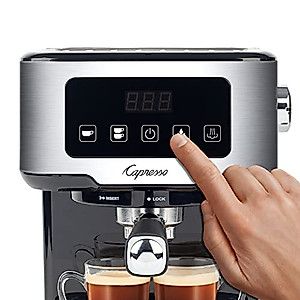 Capresso Café TS Touchscreen Espresso Machine, 50 ounces,Silver