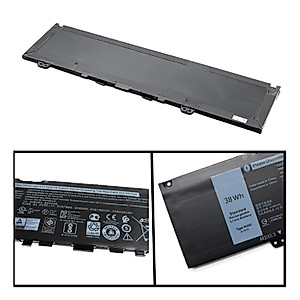Aluo New Battery Compatable with LG Gram 15 16 17 2020 2021 15Z90N 17Z90N 16Z90P 16ZD90P 16Z90PC 17Z90P 16Z90PG 17Z90N-VA76K Series RPJC3 0RPJC3 F62GO 039DY5 39DY5 CHA01 Vostro 13 5370