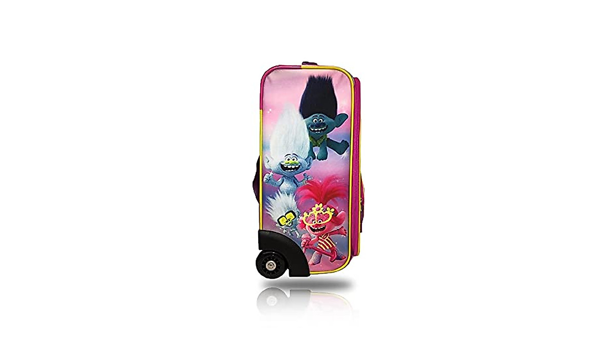 Trolls World Tour 18" Rolling Luggage - Fun & Colorful