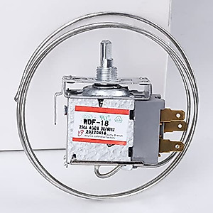 Mini Fridge Thermostat, 3 Pin Screw Mount Universal WDF-18 Refrigerator Thermostat 250V Compatible with 110V 4(6) A 50/60Hz Three Quality certifications Fridge Thermostat Controller