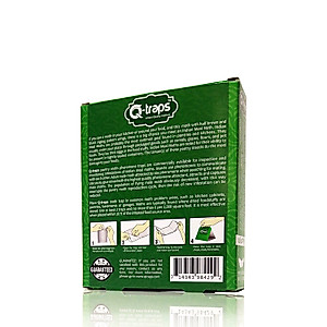 Q-Traps Pantry Moth Traps - Safe, Nontoxic, Insecticide & Odor Free, Pheromone Attractant Traps for Common Kitchen Moths (6 Traps)