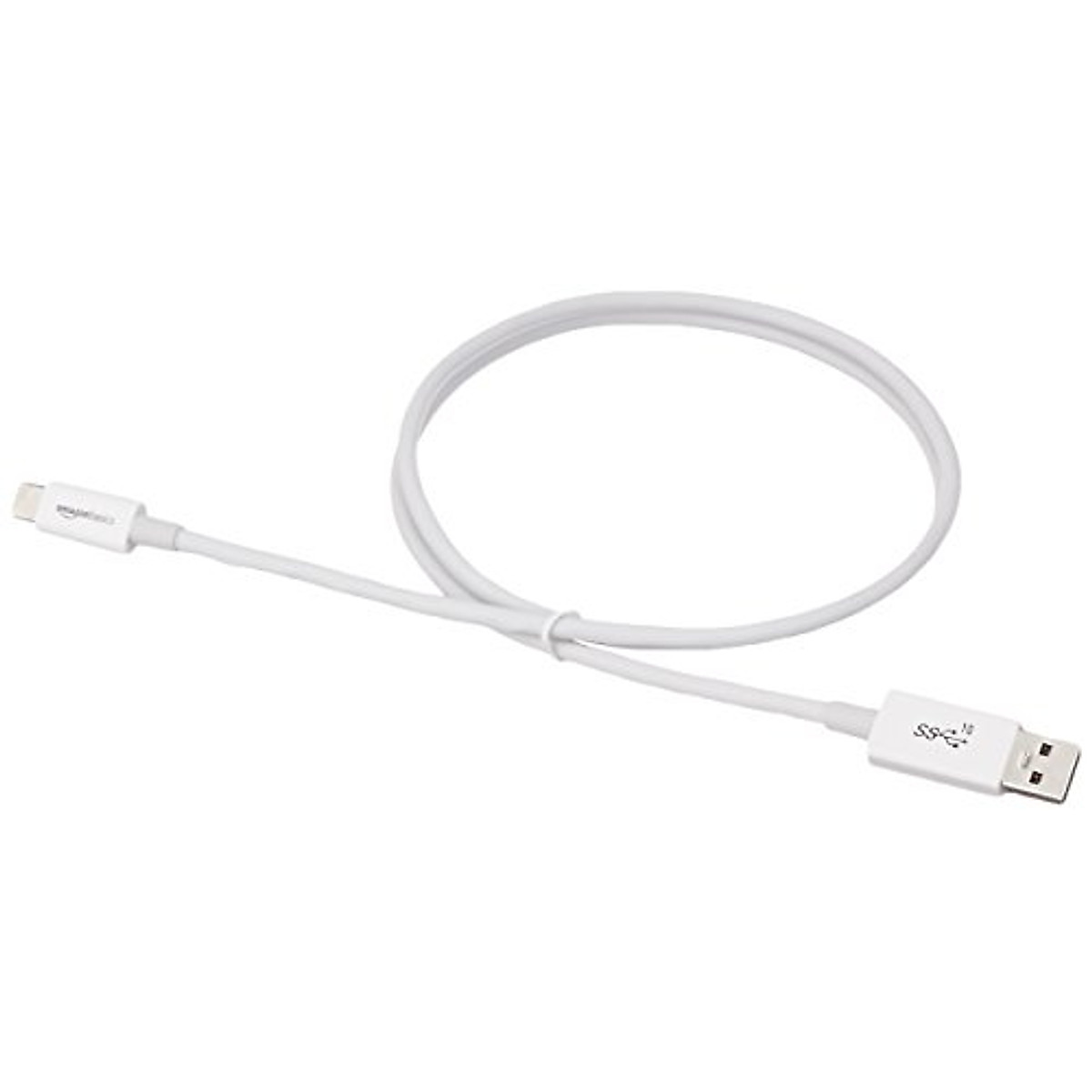Amazon Basics USB-C to USB-A 3.1 Gen 2 Adapter Fast Charger Cable, 10Gbps High-Speed, USB-IF Certified, for Apple iPhone 15, iPad, Samsung Galaxy, Tablets, Laptops, 3 Foot, White