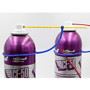 Hold-It Aerosol Straw Holder, Pack of 5 Spray Can Straw Holders