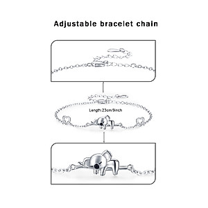 JUSTKIDSTOY Koala Bracelet for Women 925 Sterling Silver Cute Koala Jewelry Gift for Brithday Christmas Animal Lover Gifts