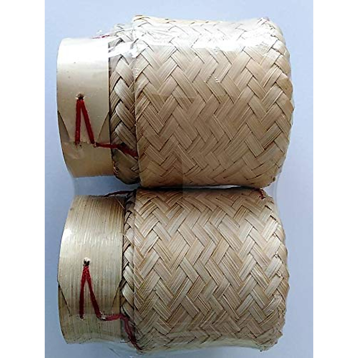 Thai Handmade Sticky Rice Serving Basket Small Size (Pack of 2) by khuaek