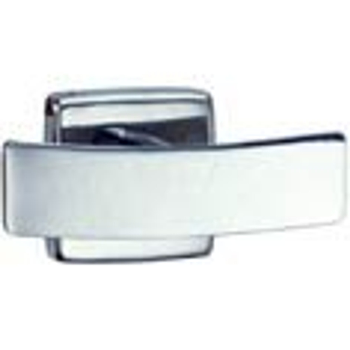Bobrick B-672 Surface Mount Contoured Double Robe Hook - Polished Stainless Steel - 4"