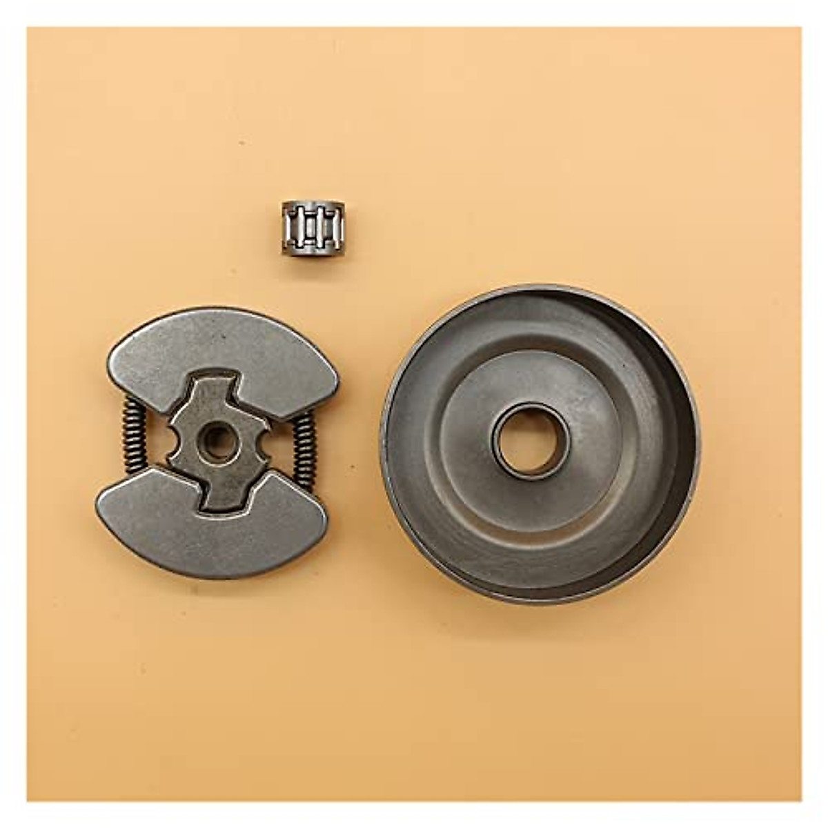 ZUMLED 325" 7T Clutch Drum Sprocket Bearing Kit Compatible with Husqvarna 235 E 240 136 137 141 142 36 41 Garden Chainsaw Replacement Parts