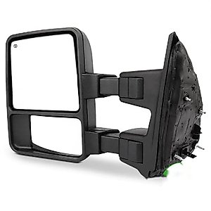 SCITOO for Ford Towing Mirror Driver Side Rear View Mirror fit 2008-2016 for Ford for F250 for F350 for F450 for F550 Super Duty with Power Control Heated Manual Telescoping Folding and Turn Signal
