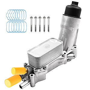 Aluminum Oil Filter Housing Engine Oil Cooler For 2011-2017 Dodge Charger Durango Challenger Journey Jeep Wrangler Cherokee Chrysler 200 300 Ram ProMaster 3.6L V6 for 926-876 926-959 68105583AF