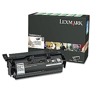 Original Lexmark T650H04A 25000 Yield Black Toner Cartridge - Retail
