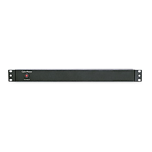 CyberPower PDU15B12R Basic PDU, 100-125V, 15A (Derated to 12A), 12 Outlets, 1U Rackmount
