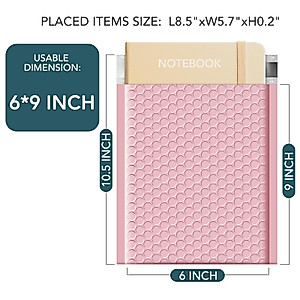 Metronic Bubble Mailers 6x10 Inch 25 Pack Usable Size 6x9" Waterproof Pink Bubble Mailers Cushioning Padded Envelopes for Mother's Day Gift Packaging, Shipping, Small Business, Mailing, Bulk