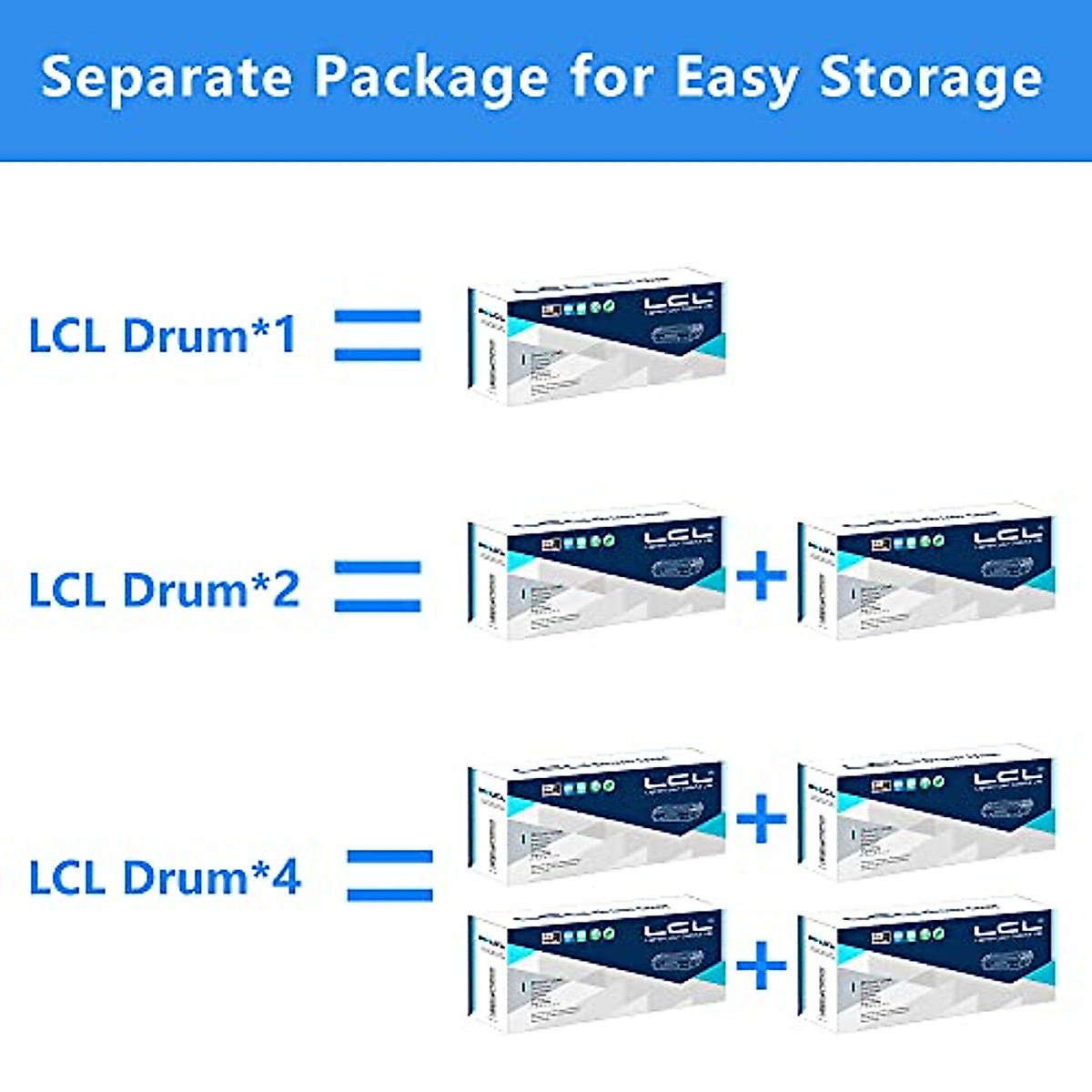 LCL Compatible Drum Unit Replacement for Brother DR730 DR-730 12000 Pages HL-L2350DW HL-L2390DW HL-L2395DW HL-L2370DW HL-L2310D HL-L2357DW HL-L2370DN MFC-L2710DW MFC-L2750DW (1-Pack Black)
