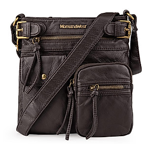 Montana West Crossbody Bags for Women Shoulder Purse and handbags Medium Multi Pocket Travel Bag,MWC-046CF