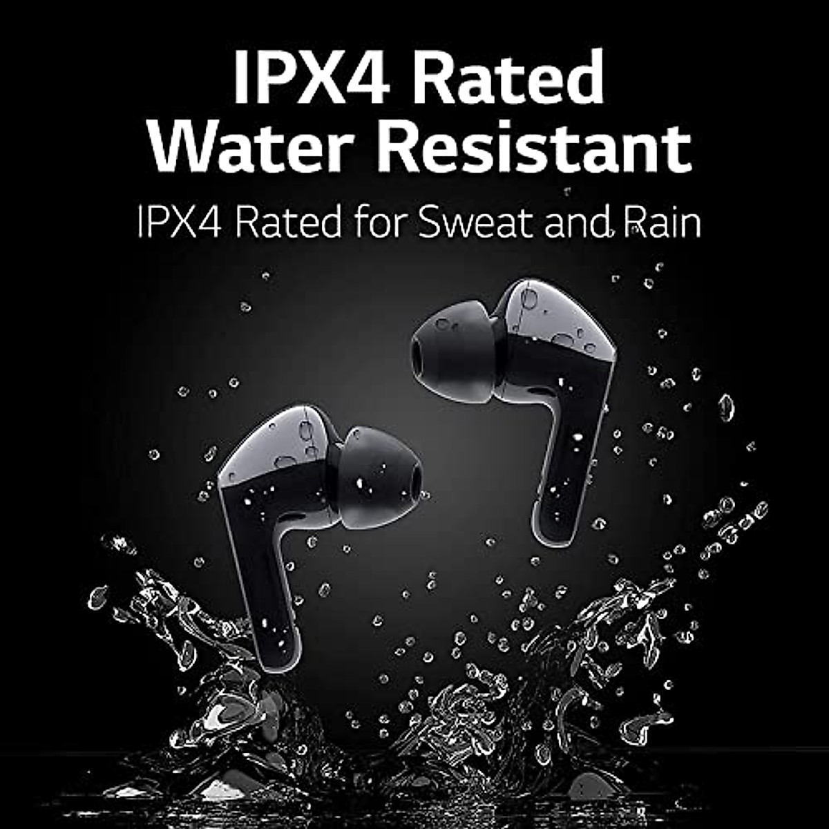 LG Tone FN5W Wireless Earphones TWS True Wireless Bluetooth Earbuds 10w Qi Mat