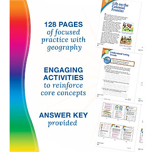Spectrum Grade 5 US Geography Workbook, Ages 10 to 11, 5th Grade Social Studies, American History, Ecology, and US Map Skills, 5th Grade Geography Workbooks for Kids (Volume 95)