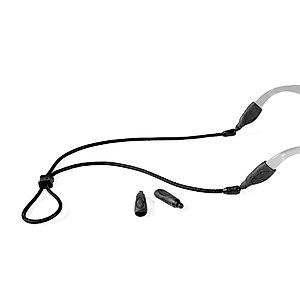 Croakies Terra System Adjustable Eyewear Retainer Combo, XL/XXL Terra Ends, Black