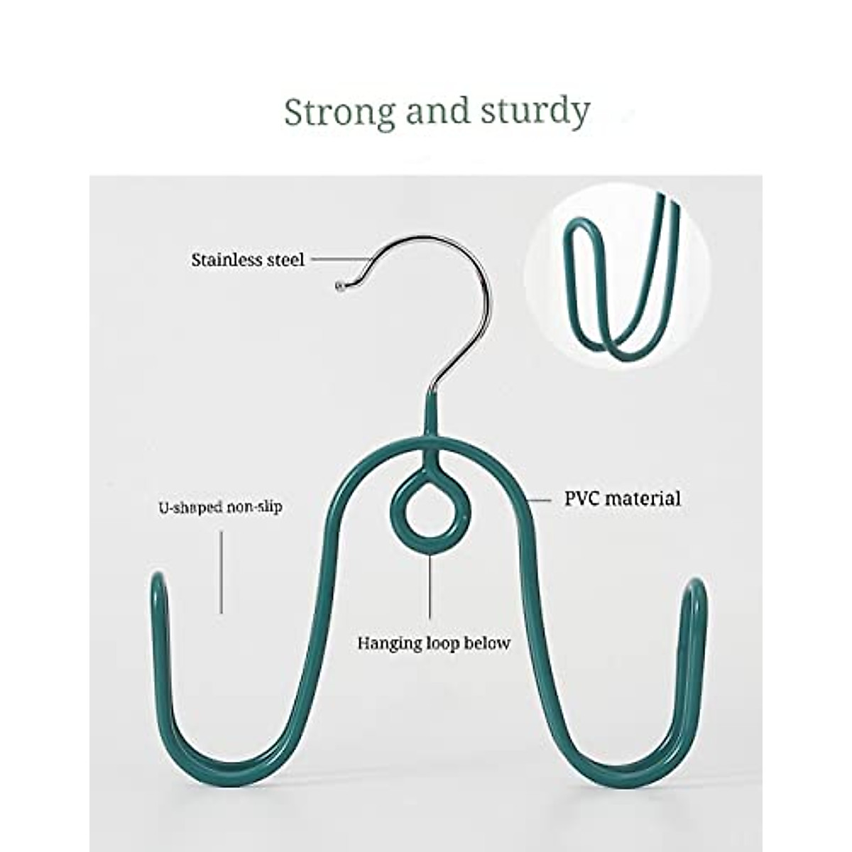 BORXJNM Shoe Hanging Hooks-Space-Saving Drying Shoe Rack for Basketball Shoes, Sports Shoes,Slippers,Cloth Shoes，Stainless Steel Holders for Fixing Shoe Racks, Shoes Hanger Drying Rack (Pack of 5)