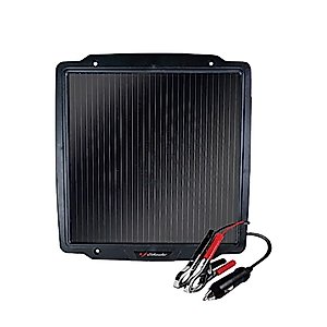 Schumacher SP-400 Solar Battery Charger and Maintainer - 4.8 Watt, 12V - For Cars, Boats, Motorcycles, Snowmobiles, Trucks, RVs , Black
