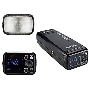 Godox AD200 200Ws 2.4G TTL 1/8000 HSS Strobe Flash Strobe Speedlite Monolight with 2900mAh Lithium Battery to Cover 500 Full Power Shots and Recycle in 0.01-2.1 Sec