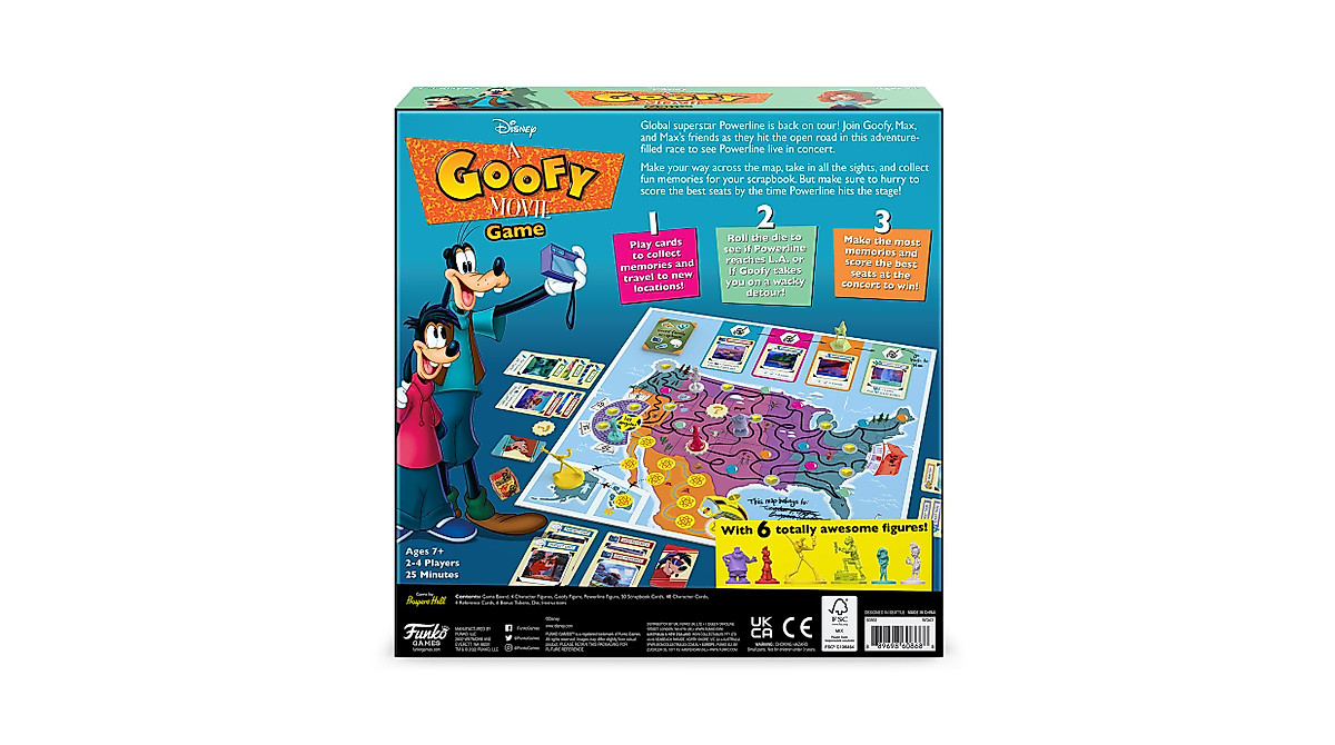 Funko Disney Goofy Movie Kids Board Game for Ages 7+ | Fun and Competitive