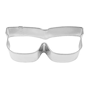 R&M International 5106 Summer Time Cookie Cutters, Ice Cream Cone, Sunshine, Sunglasses, Flower, 4-Piece Set,Silver