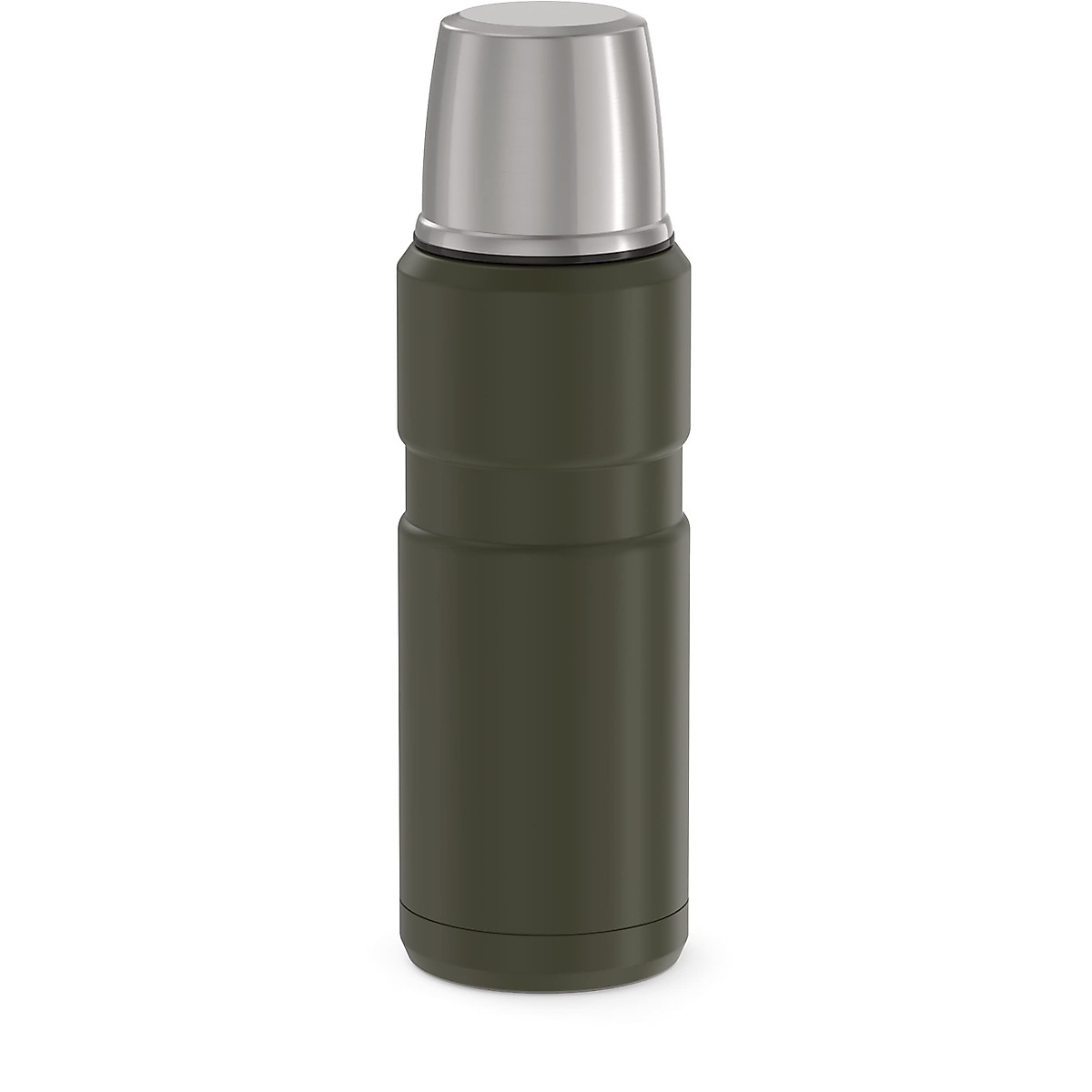 Thermos Stainless King Vacuum-Insulated Compact Bottle, 16 Ounce, Army Green