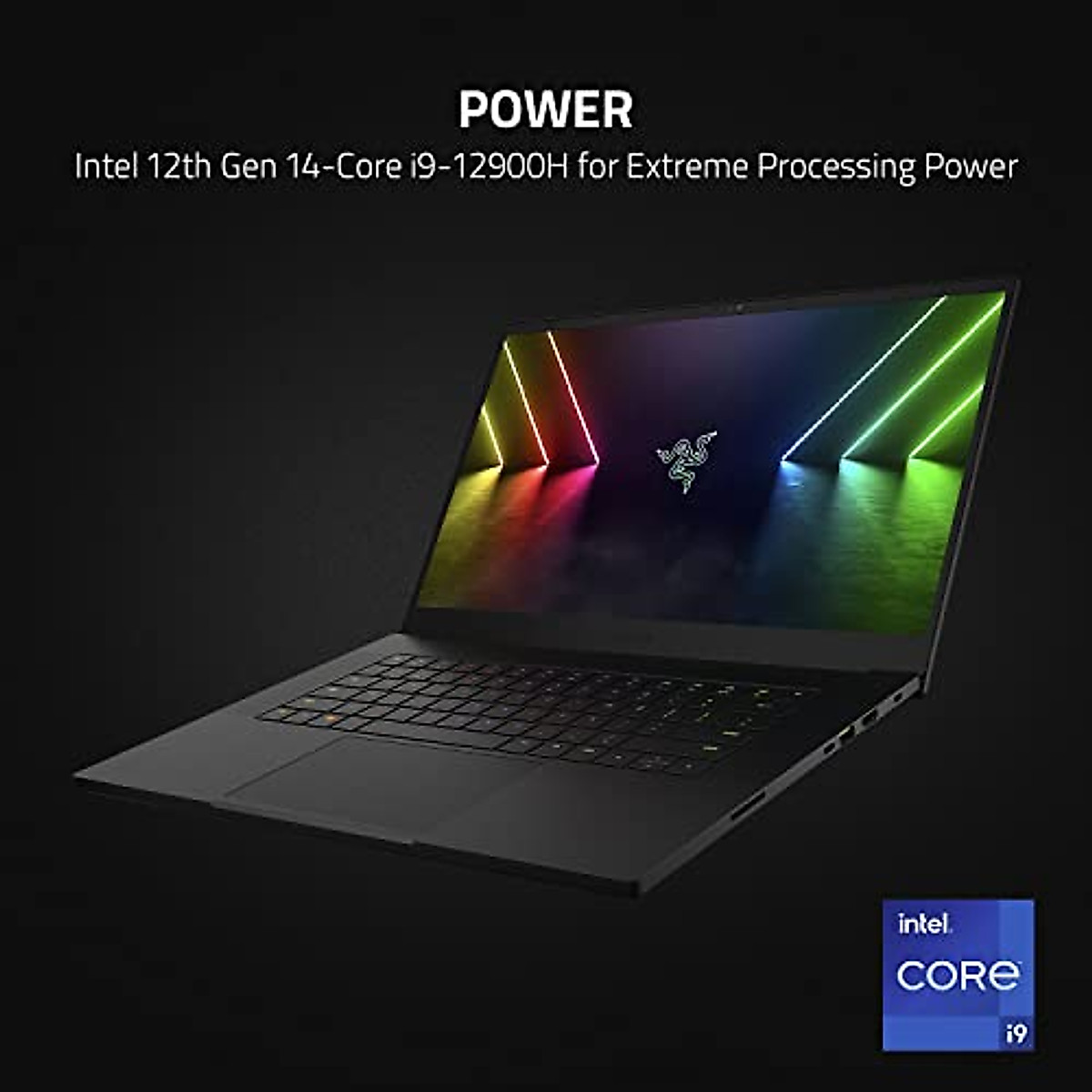 Razer Blade 15 Gaming Laptop: NVIDIA GeForce RTX 3080 Ti - 12th Gen Intel 14-Core i9 CPU - 15.6” 4K UHD 144Hz - 32GB DDR5 RAM, 1TB PCIe SSD - Windows 11 - CNC Aluminum - Chroma RGB - Thunderbolt 4