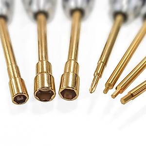 INJORA Short Handle Hex Screwdriver Nut Driver Tool Kit for 1/18 1/24 RC Mini Crawler Car TRX4M SCX24 FCX24,7PCS