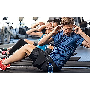 BVNSOZ Men's Workout Shirts Moisture Wicking Athletic Shirts for Men Quick Dry Active Men's Gym T Shirts