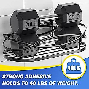 Shower Caddy Basket, Shower Shelf 4Pack, Adhesive Drill-Free, Rustproof Shower Organizer for Inside Shower & Kitchen,Shower Rack for Bathroom Storage