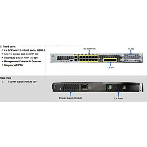 Cisco FPR2110-NGFW-K9 Firepower 2110 NGFW Security Firewall Appliance (Renewed)