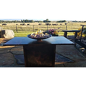 EasyFirePits Stainless Steel Lifetime Warranted Gas Fireplace Log Lighter Replacement Burner Round Center-FED Ring Log Lighter