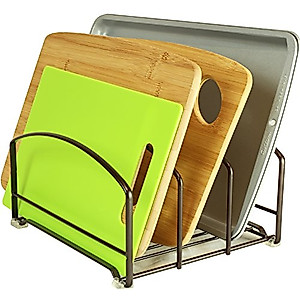 DecoBros Kitchen Houseware Organizer Pantry Rack, Bronze