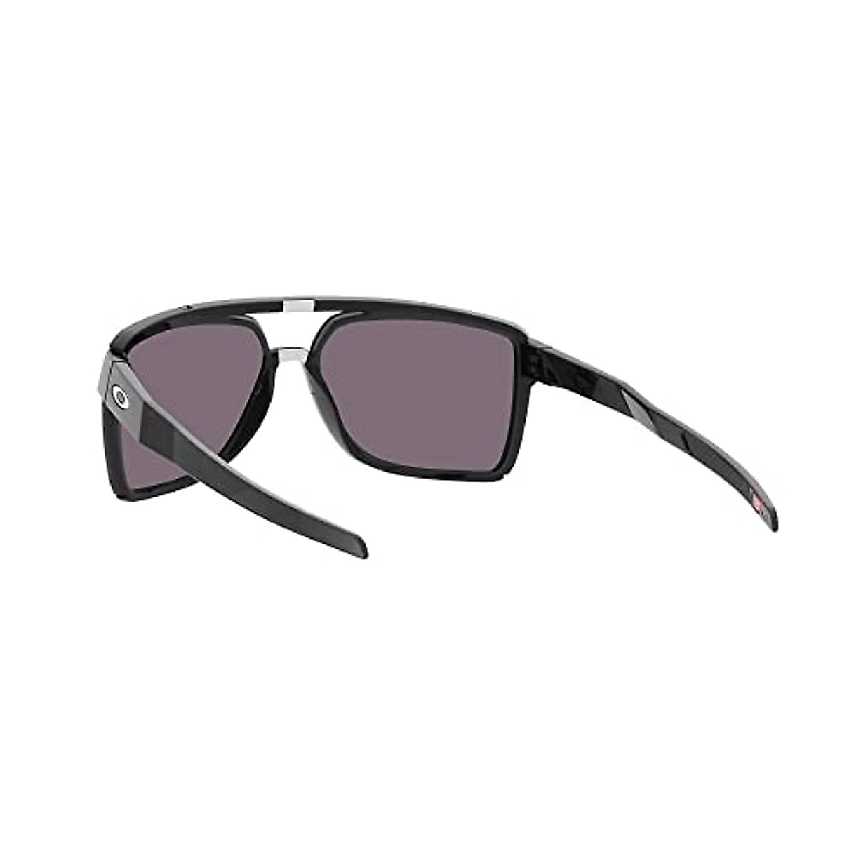 Oakley Men's OO9147 Castel Rectangular Sunglasses, Black Ink/Prizm Grey, 63 mm