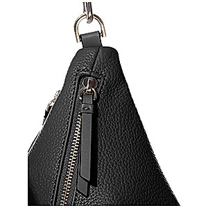 Calvin Klein Geo Rocky Road Hobo, Black/Silver