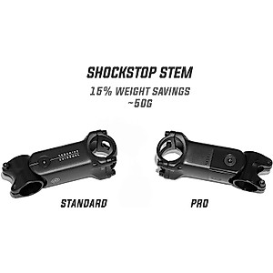 REDSHIFT ShockStop PRO Suspension Stem for Bicycles, Shock-Absorbing Bike Handlebar Stem for Road, Gravel, Hybrid, and E-Bikes, 6 Degree x 90 mm