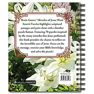 Brain Games - Miracles of Jesus Word Search Puzzles (Brain Games - Bible)
