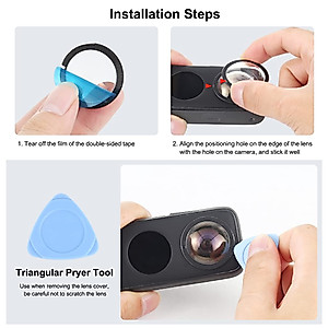 PULUZ Lens Guard PC Protective Cover for Insta360 One X2 Accessories Case Sticky
