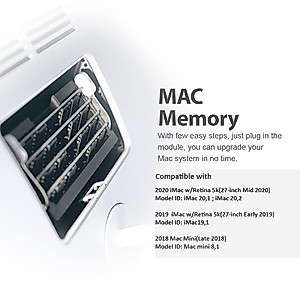 V-Color 16GB(2x8GB) 2666MHz DDR4 Compatible for iMac Retina 5K, 27-inch, 2019 and iMac Retina 5K, 27-inch, 2020 Non-ECC SODIMM Laptop Memory Ram Upgrade PC4-21300 CL19 260-PIN 1.2V (TN48G26S819K-VC)