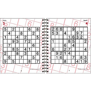 Brain Games - Sudoku Large Print (Red)