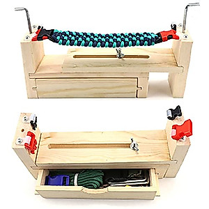 Afantti Bracelet Maker Making Kit Paracord Jig Tool with | 10 Paracord | for Braiding Bracelets