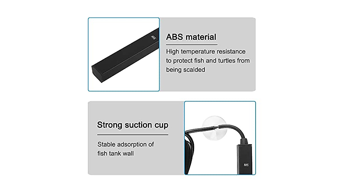 MiOYOOW 5W Mini USB Aquarium Heater for 0.5-2L Tanks