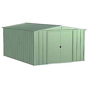 Arrow Classic Steel Storage Shed, 10x14, Sage Green