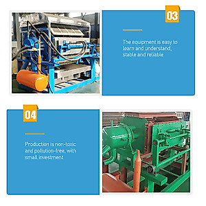 Household Egg Tray Machine Small Scale Paper Pulp Molding Production Line