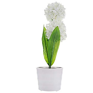 IMIKEYA Solar Power Stake Light Solar Garden Lights with Potted Flower Design LED Landscape Lighting Decorative Lighting for Walkway Patio Yard Garden Home Decoration