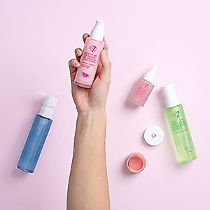 W7 Self-Care Skincare Set - 5 Step Daily Routine - Moisturizer, Serum, Toner, Cleanser & Lip Mask - Full Size Skin Care Kit for Natural, Beautiful Skin