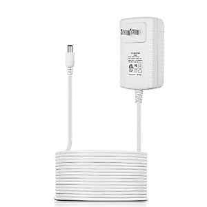 Show 8 Power Cord Adapter Replacement for Alexa 4th / 3rd Gen, Show 10 (3rd Gen), Alexa Plus 2nd Gen, Alexa Show 2nd Gen - 30W White Charger Plug with 5ft Long Cable