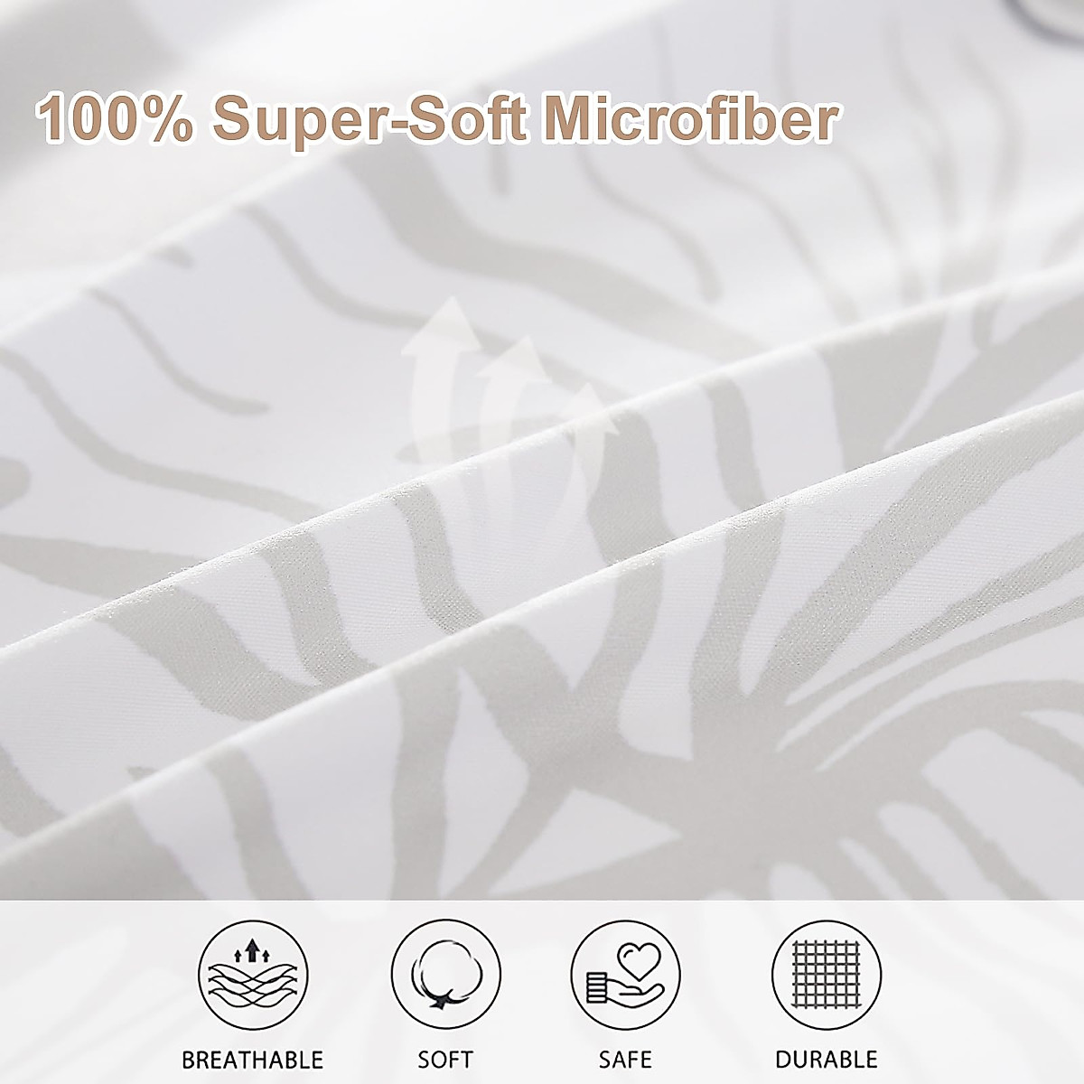 Xruibed Duvet Cover Set Queen Size Pink Blush Floral Pattern Comforter Cover Elegant Flower Duvet Cover with 2 Pillow Cases Lightweight Floral Bedding Cover Set All Season (Queen,90"x90")